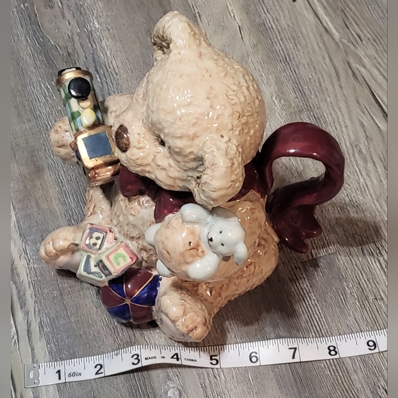 Unknown | Art | Teddy Bear Porcelain | Poshmark